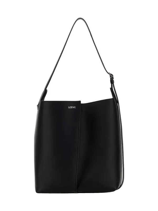Loewe Leather Large Bilbao Bucket Bag - Black