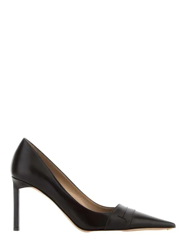TOM FORD Dark Leather Pumps - Brown