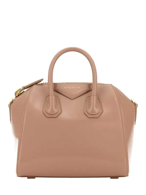Givenchy Powder Leather Mini Antigona Handbag - Pink
