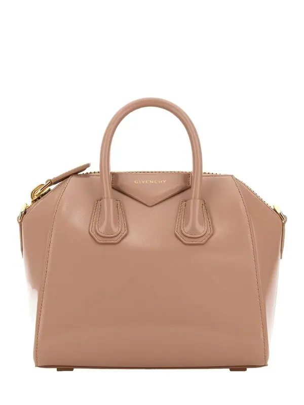 Givenchy Leather Mini Antigona Handbag - Pink