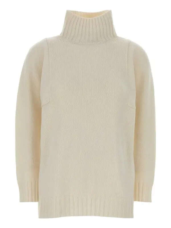 Max Mara Cashmere Aceti Sweater - White