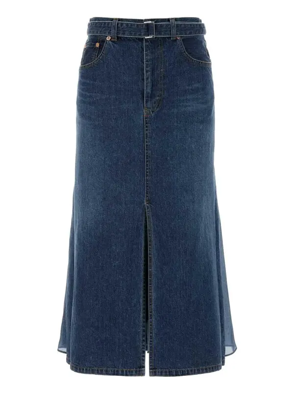 Sacai Denim Skirt - Blue