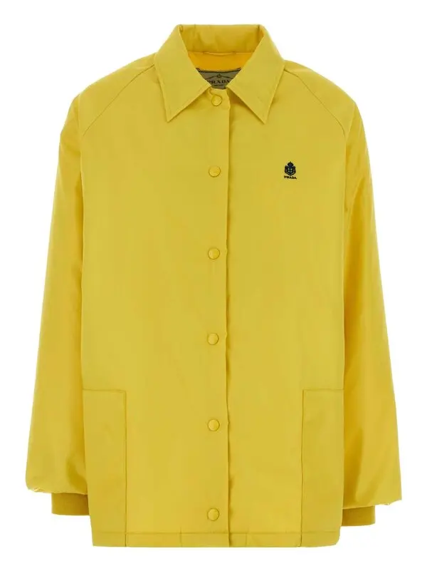 Prada Re-nylon Jacket - Yellow