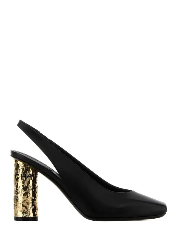 Givenchy Leather Tape Pumps - Black