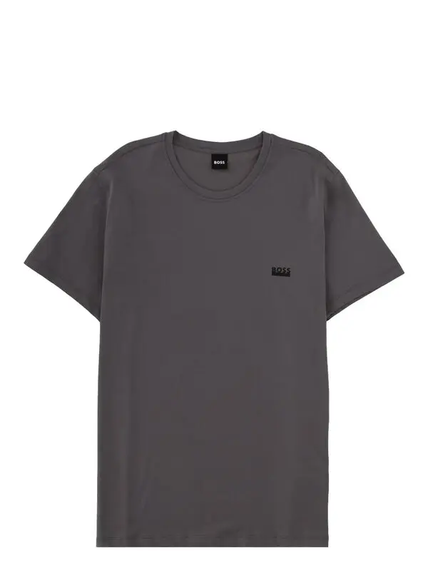 BOSS T-shirt With Logo - Gray