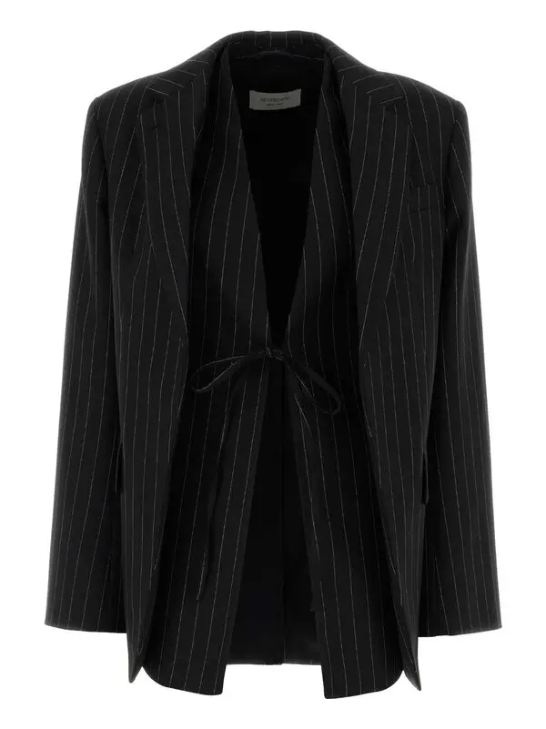 Sportmax Embroidered Wool Blend Divina Blazer - Multicolor