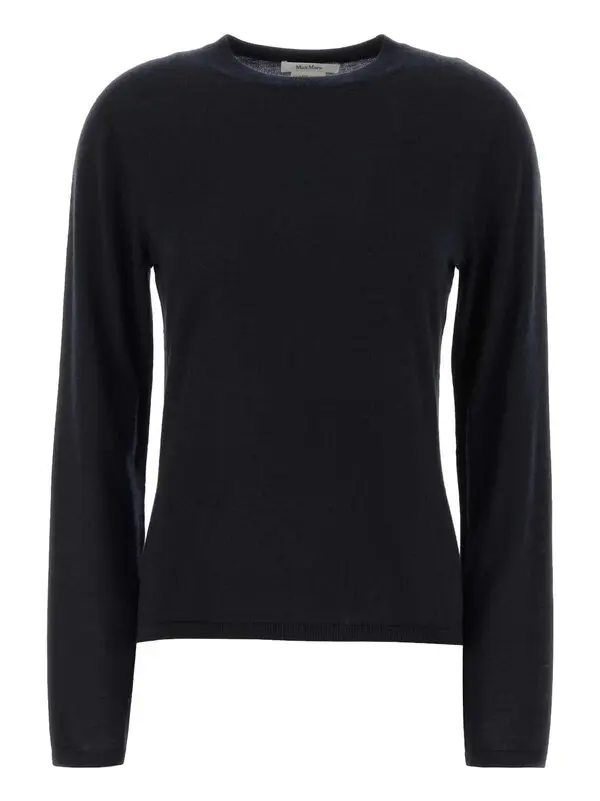 Max Mara Midnight Cashmere Mxpittura Sweater - Blue