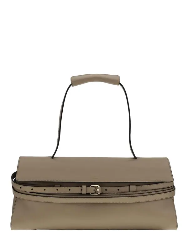 Moschino Tie Me Shoulder Bag - Cream