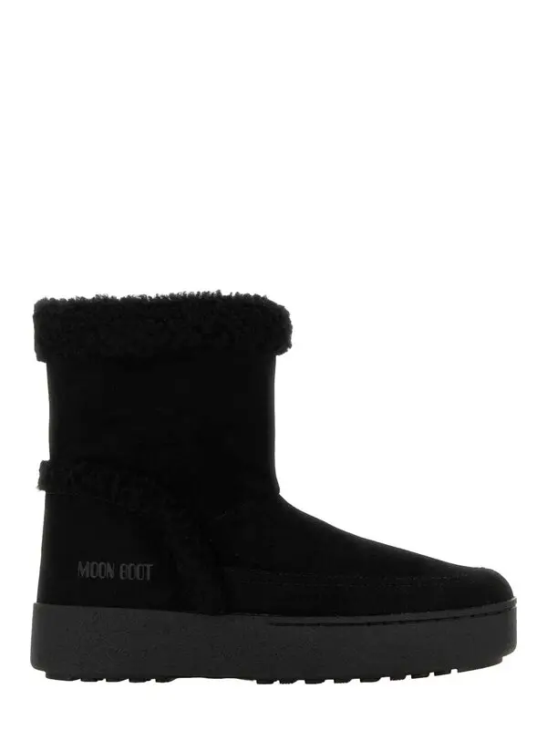 Moon Boot Suede Ltrack Tina Ankle Boots - Black