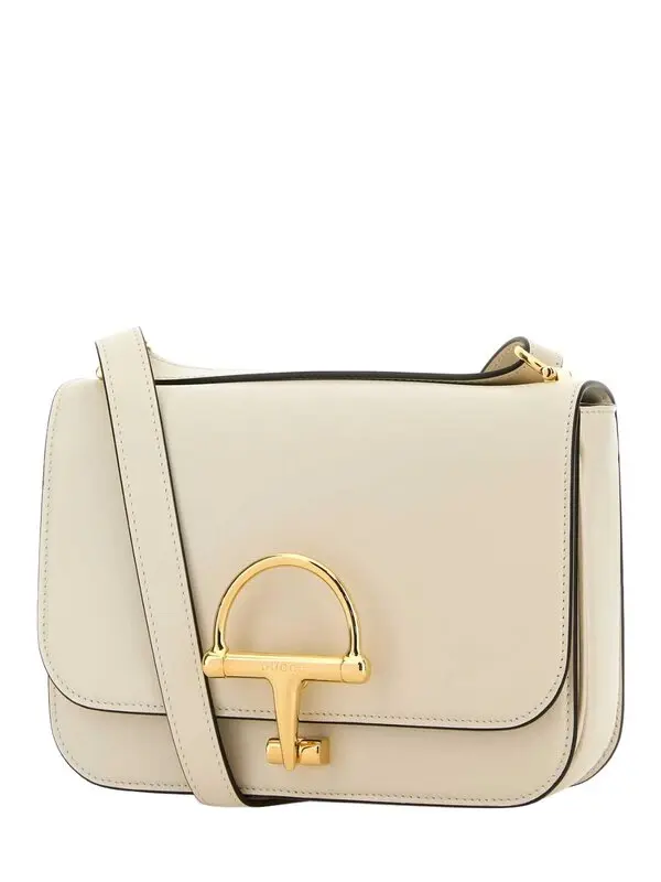 Gucci Siena Calf Skin Handbag - White