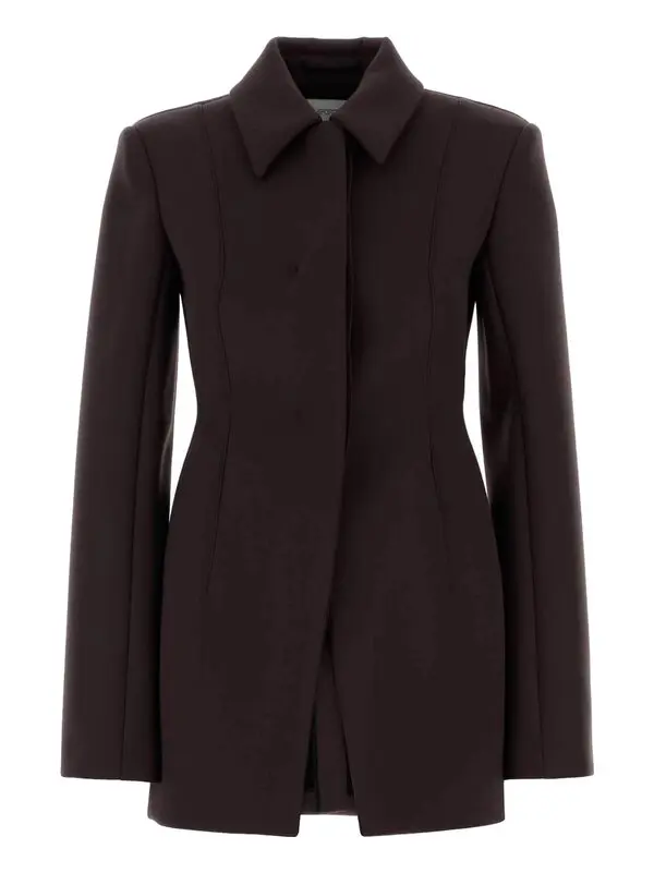 Sportmax Polyester Blend Bacio1234 Blazer - Purple