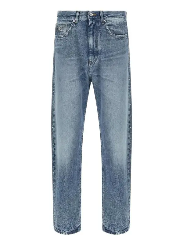 Versace Denim Regular & Straight-leg Jeans - Blue