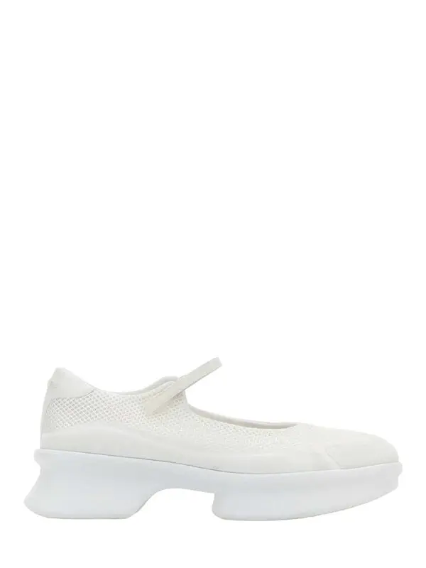 Prada Mesh Ballerinas - White
