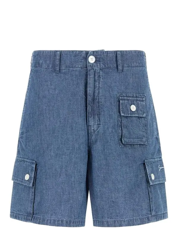 Givenchy Denim Bermuda Shorts - Blue
