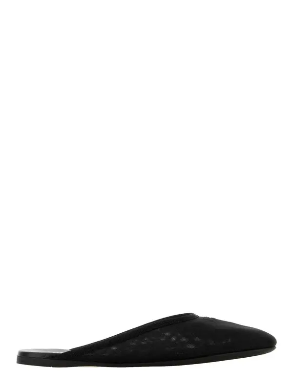 Miu Miu Mesh Slippers - Black