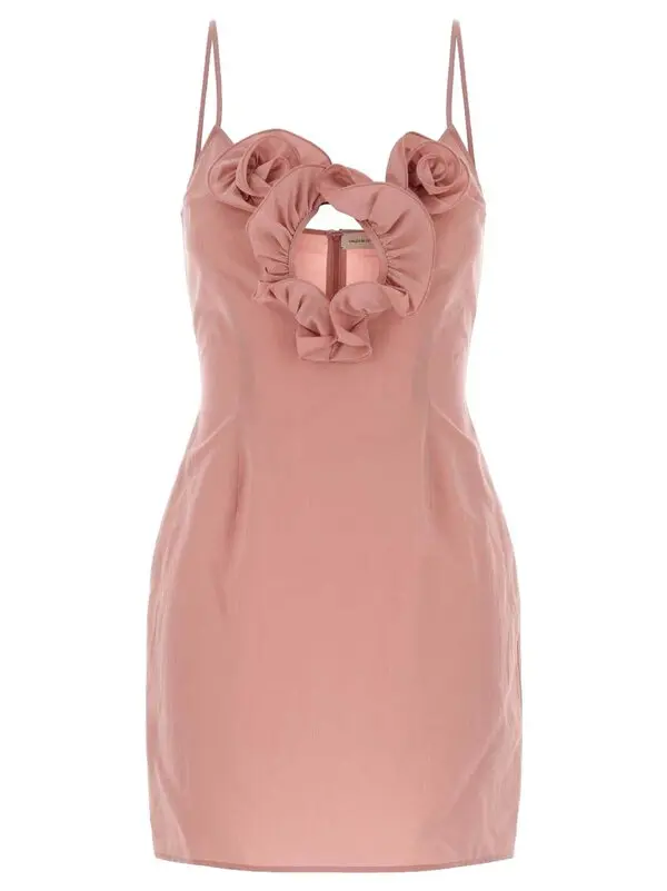 Magda Butrym Cotton Blend Mini Dress - Pink