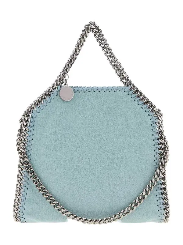 Stella McCartney Light Shaggy Deer Micro Falabella Crossbody Bag - Blue