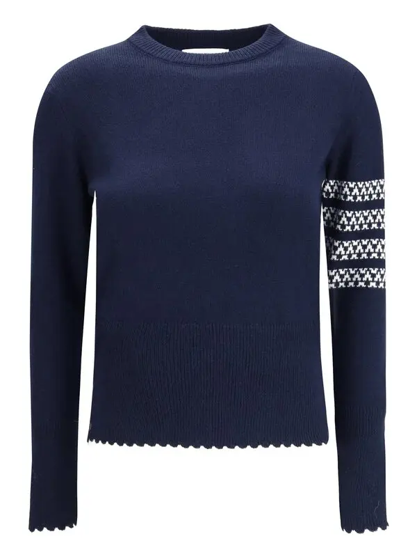 Thom Browne Holiday Hector Sweater - Blue