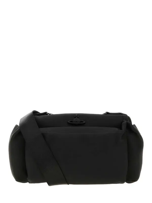VIVIENNE WESTWOOD Canvas Lee Crossbody Bag - Black