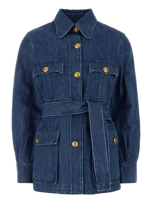 Valentino Garavani Denim Blazer - Blue