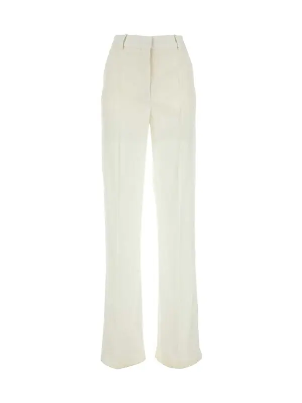 Stella McCartney Viscose Wide-leg Pant - White