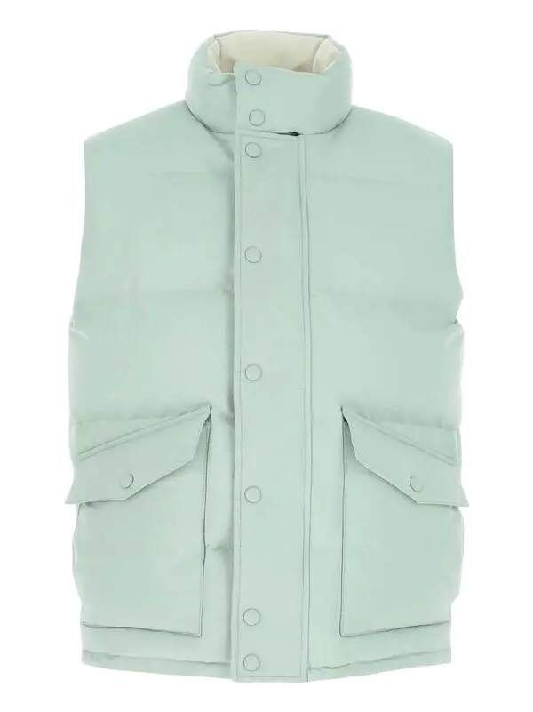 Alexander McQueen Sea Polyester Sleeveless Padded Jacket - Green