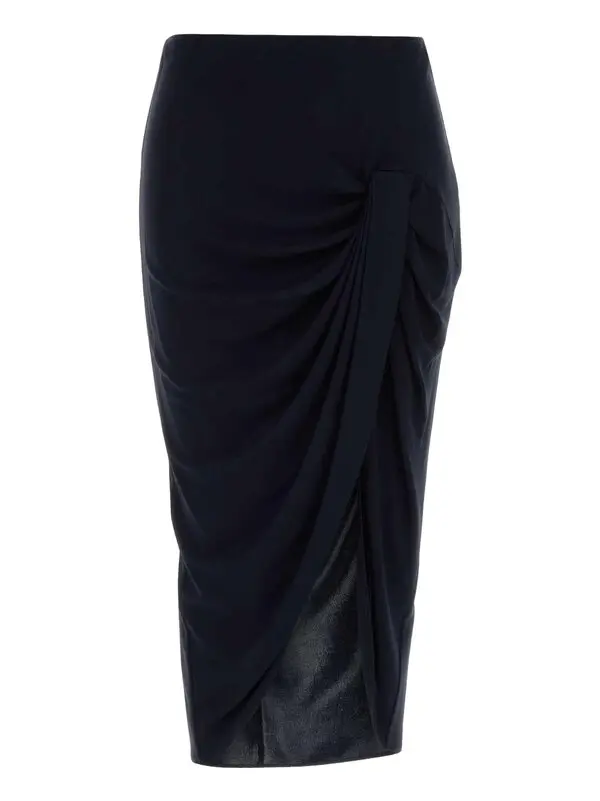 Stella McCartney Viscose Skirt - Blue