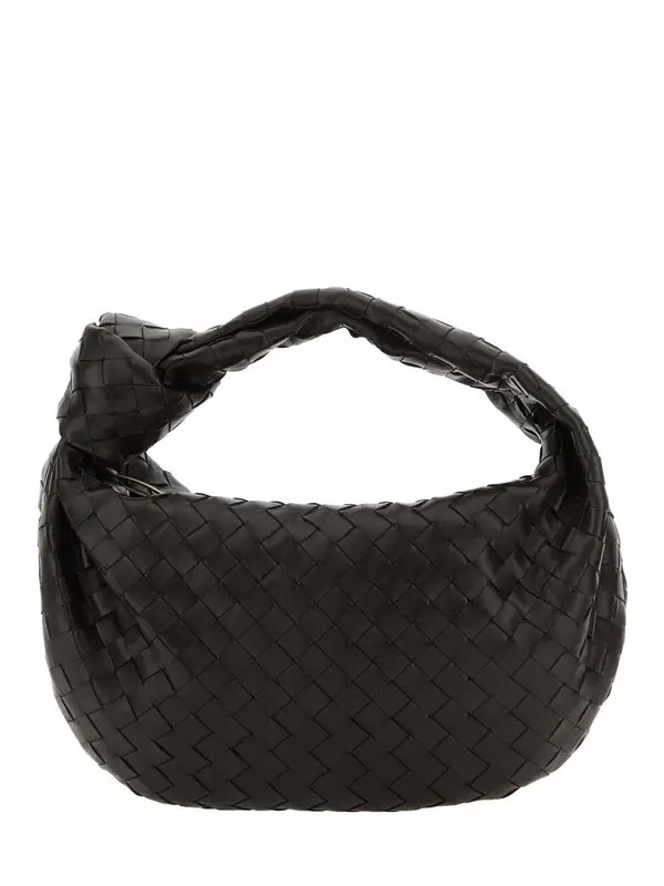 Bottega Veneta Dark Leather Teen Jodie Handbag - Brown