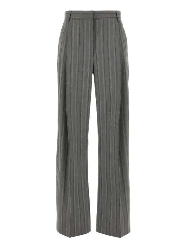 Stella McCartney Embroidered Wool Pant - Multicolor