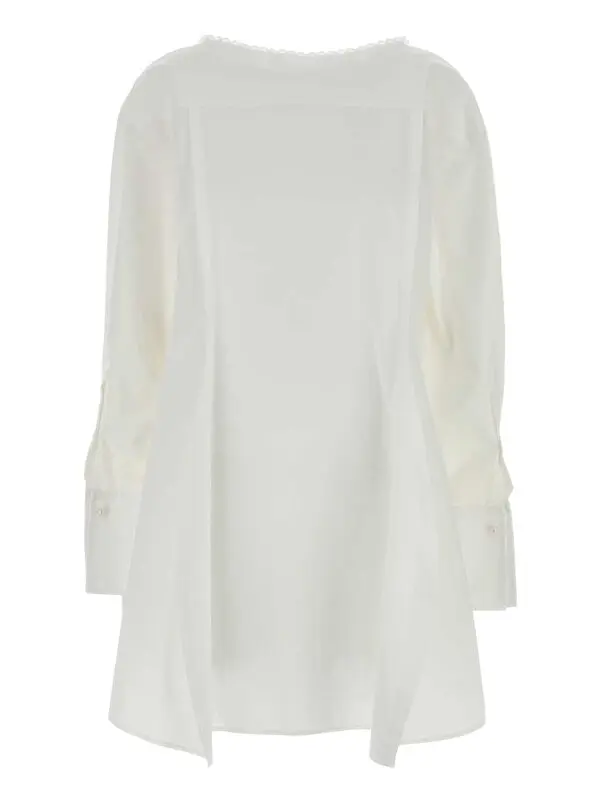 Carven Poplin Esperanto Mini Dress - White