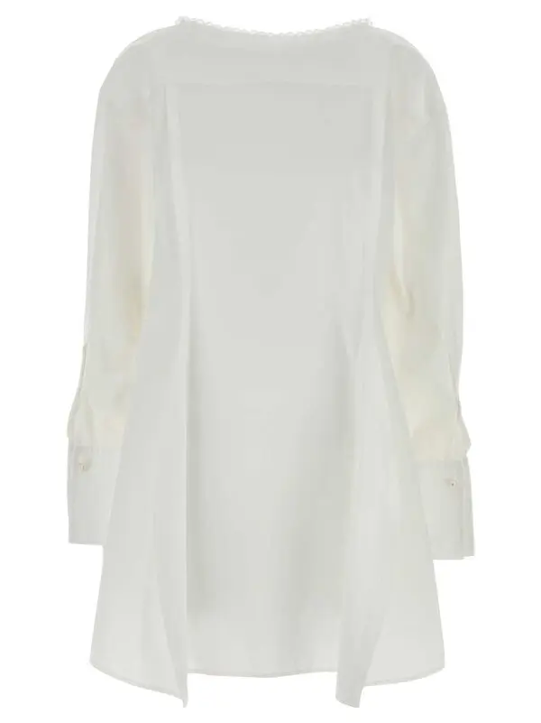 Carven Poplin Esperanto Mini Dress - White