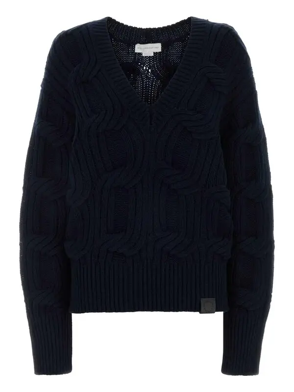 Stella McCartney Midnight Wool Sweater - Blue