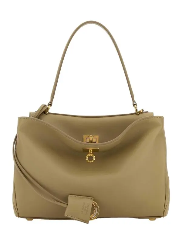 Balenciaga Leather Rodeo Handbag - Green