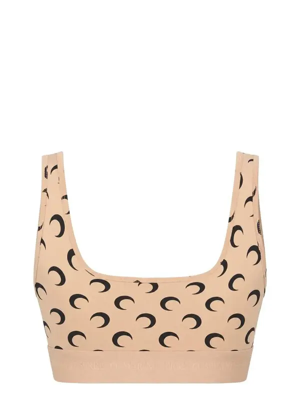 MARINE SERRE Top Bra Moon - Cream