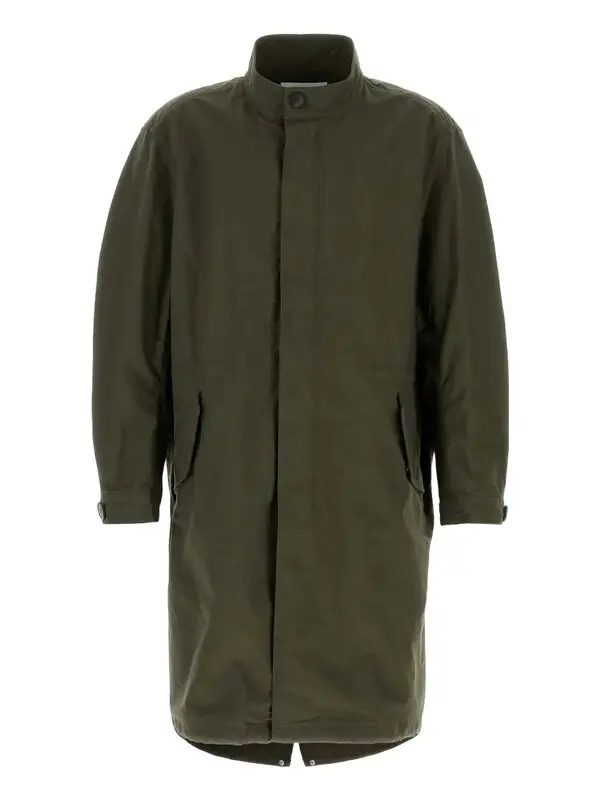 Givenchy Twisted Arm Cotton Parka - Green