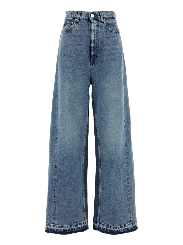 Stella McCartney Denim Ride-leg Jeans - Blue