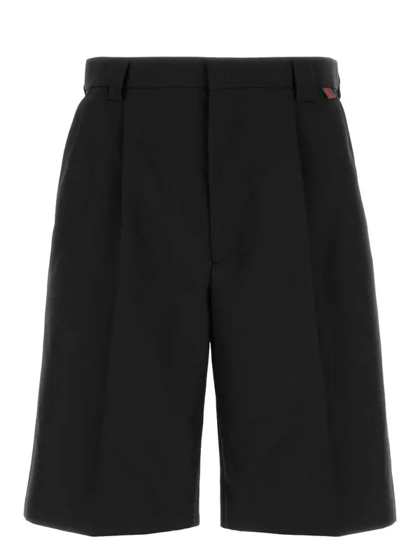Gucci Twill Bermuda Shorts - Black