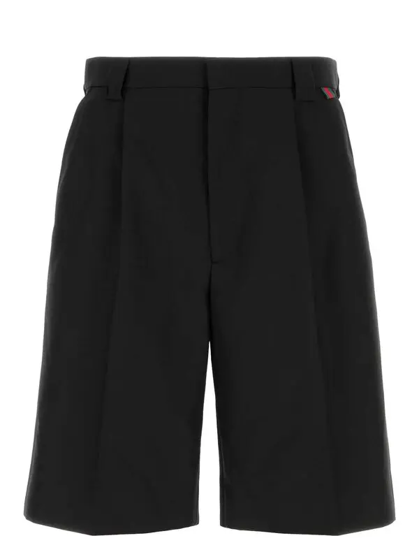 Gucci Twill Bermuda Shorts - Black