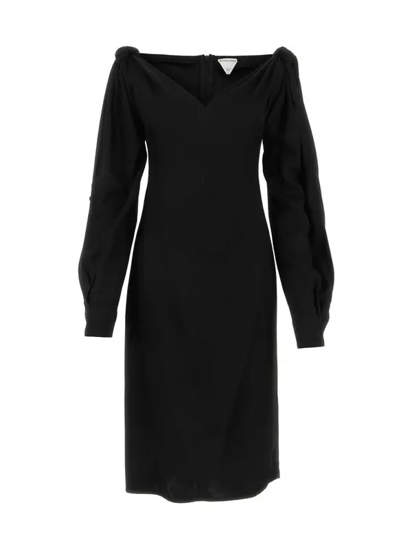 Bottega Veneta Viscose Dress - Black