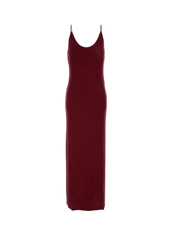 Saint Laurent Jersey Dress - Red