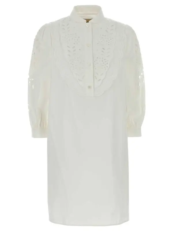 Valentino Garavani Poplin Shirt Dress - White