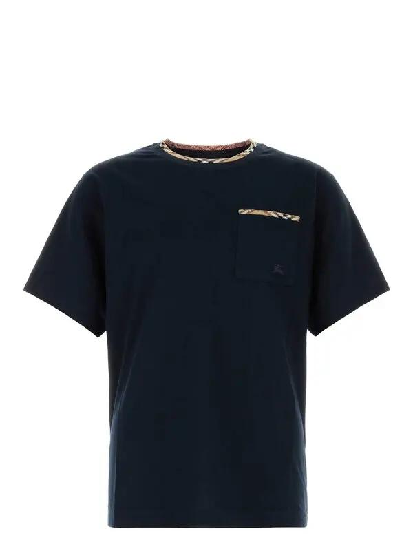 Burberry Midnight Cotton T-shirt - Blue