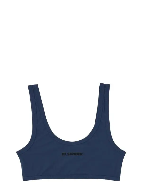 JIL SANDER Bikini Top - Blue