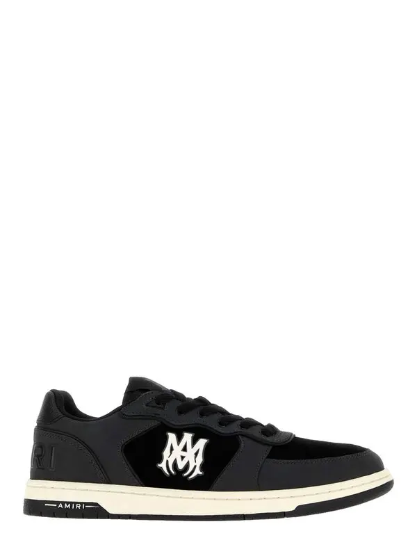 Amiri Two-tone Suede And Fabric Newport Sneakers - Multicolor