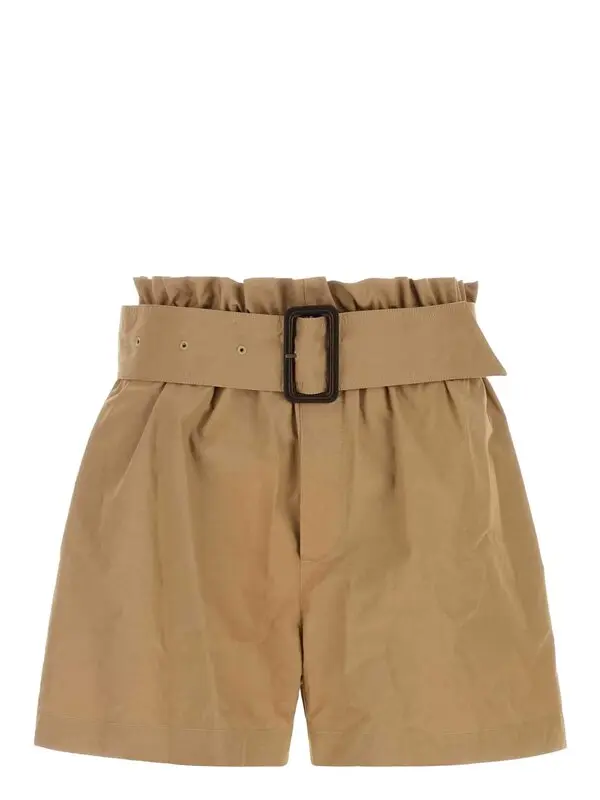 Saint Laurent Belted Bermuda Shorts - Multicolor