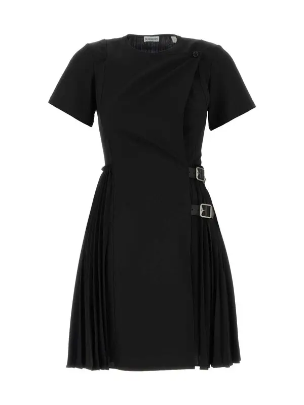 Burberry Polyester Blend Mini Dress - Black