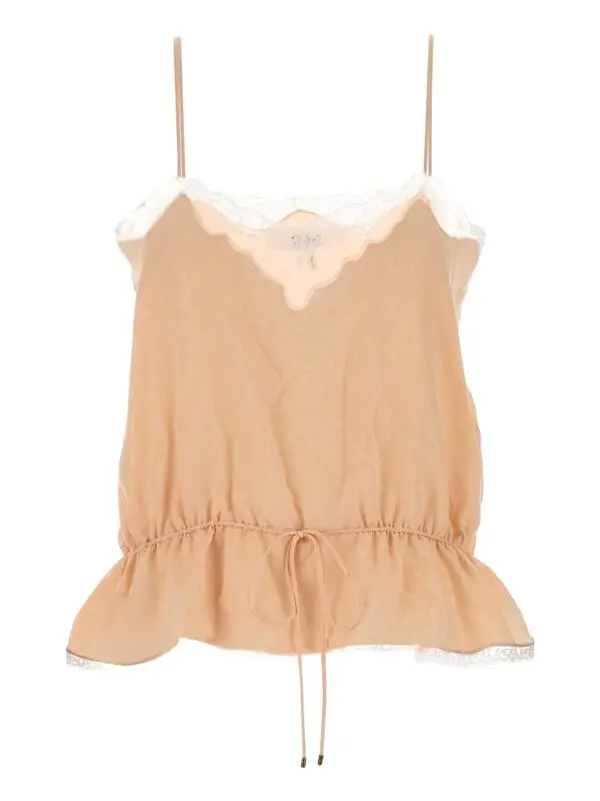 Chloé Silk Camisole - Pink