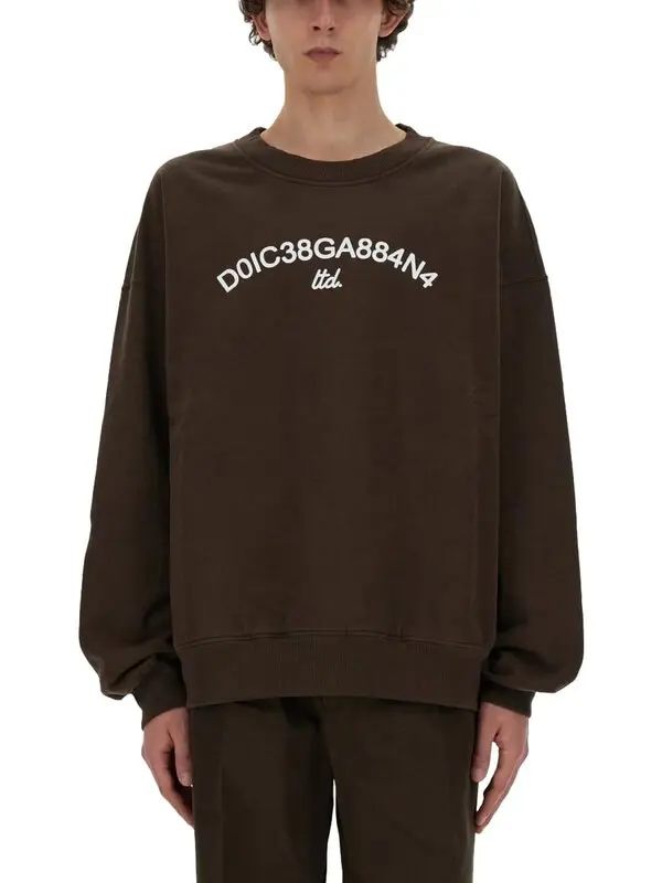 Dolce & Gabbana Logo Sweatshirt - Brown