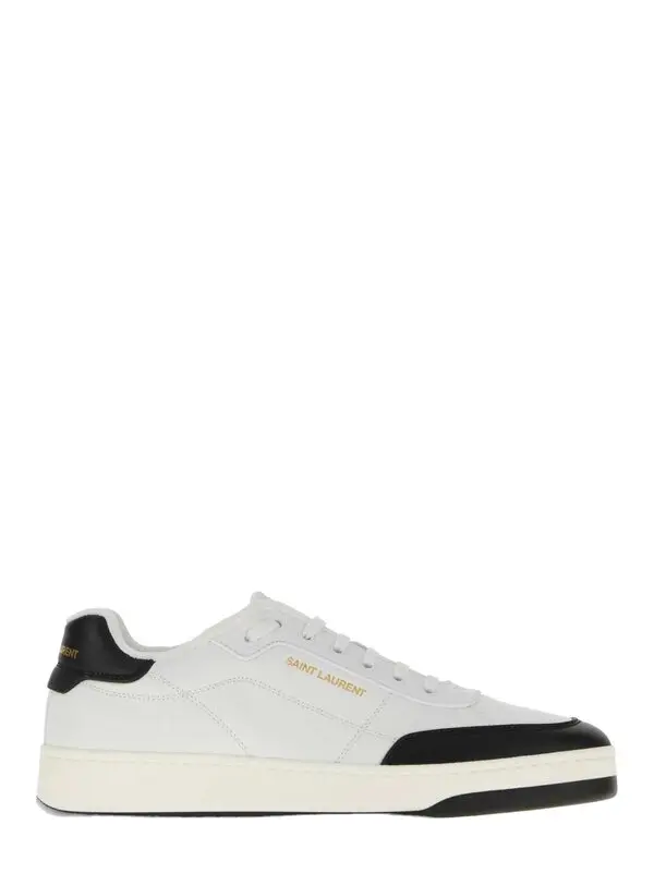 Saint Laurent Leather Sl/61 Sneakers - White