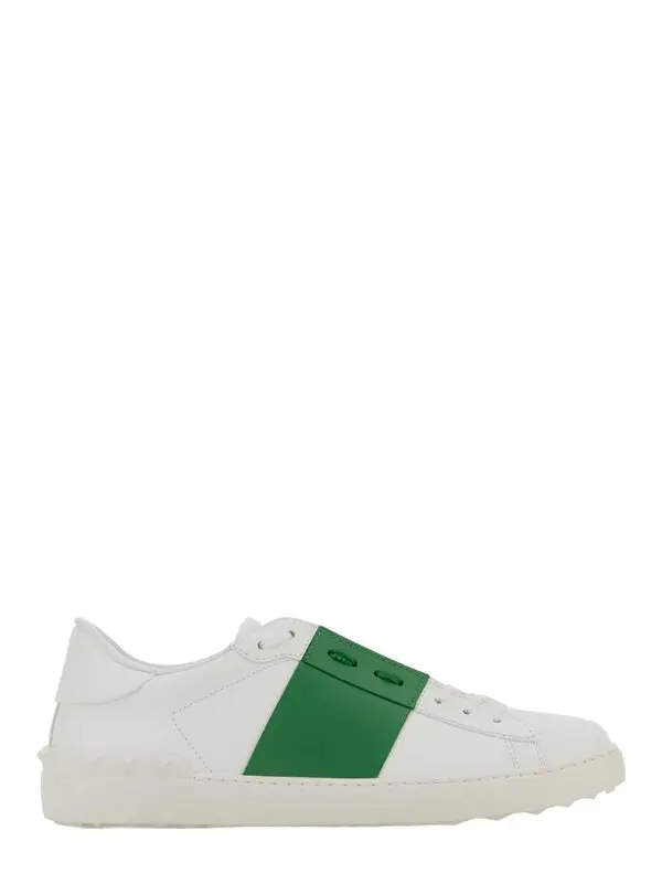 Valentino Garavani Leather Open Sneakers - White